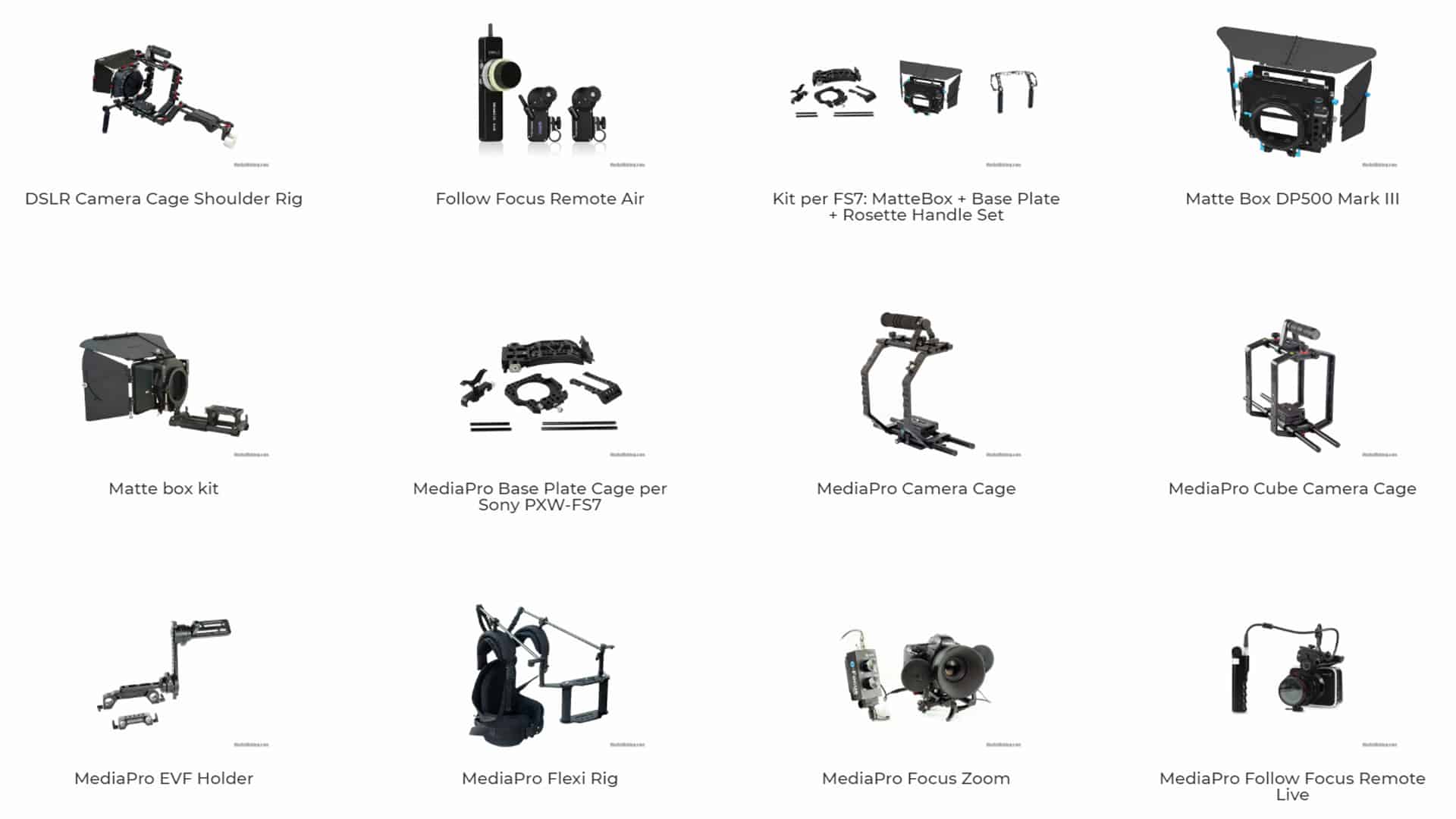 Rental Rig, Shoulder, Follow Focus, Matte Box - Milano